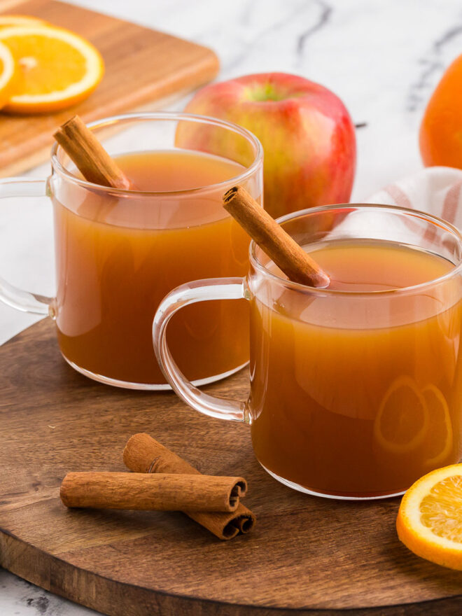 Hot Apple Cider {Slow Cooker or Stovetop}