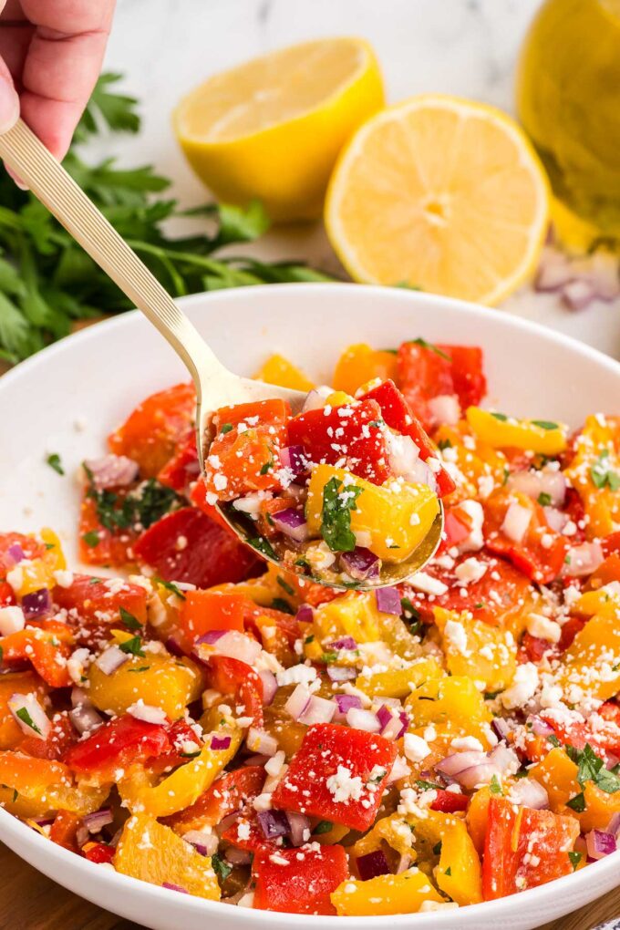 Roasted Pepper Salad