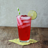 Iced Raspberry Green Tea Limeade