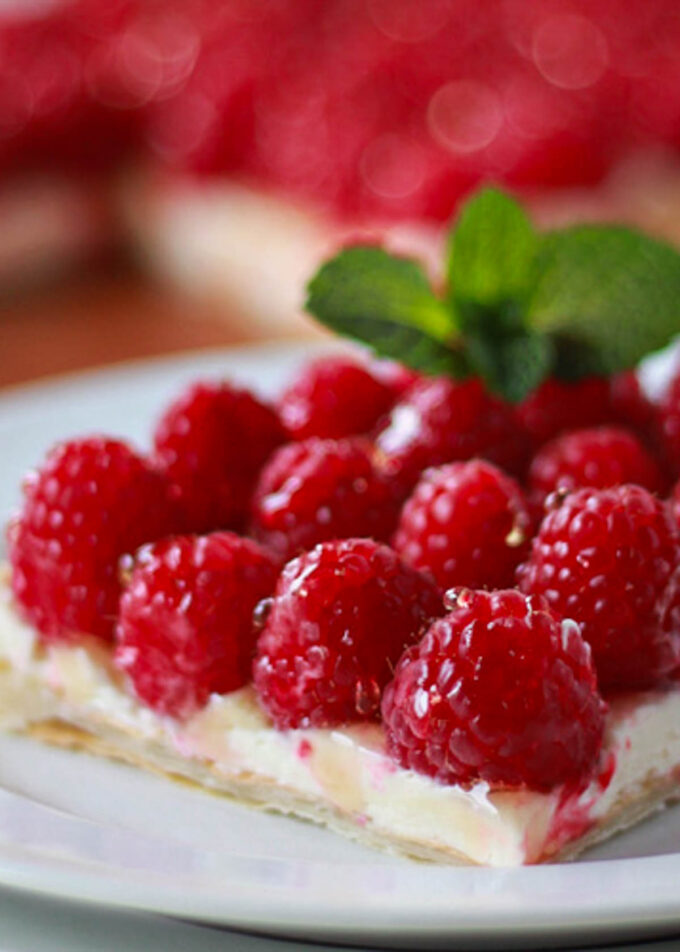 Easy Raspberry Tart