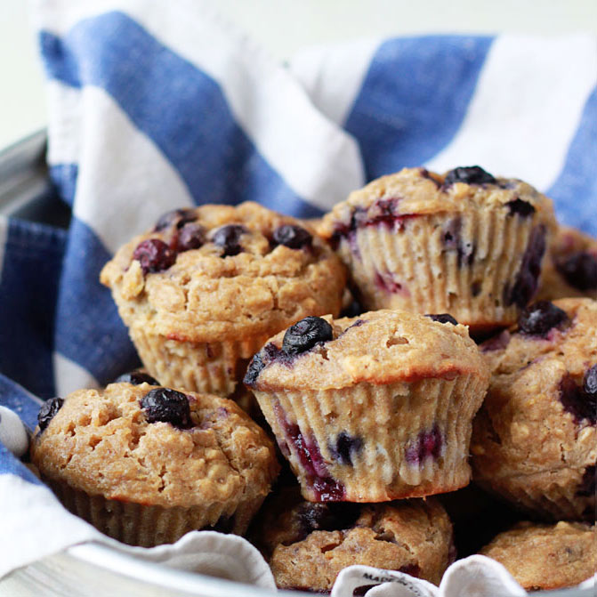 Healthy Blueberry Muffins Recipe