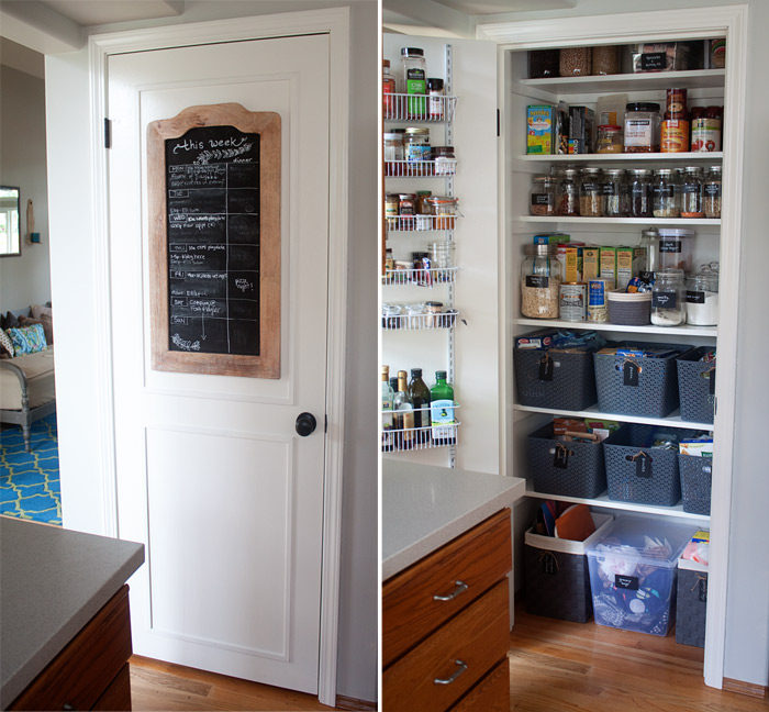 How We Organized Our Small Kitchen Pantry