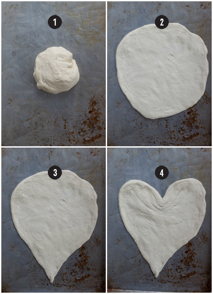 How to Make Heart-Shaped Pizzas