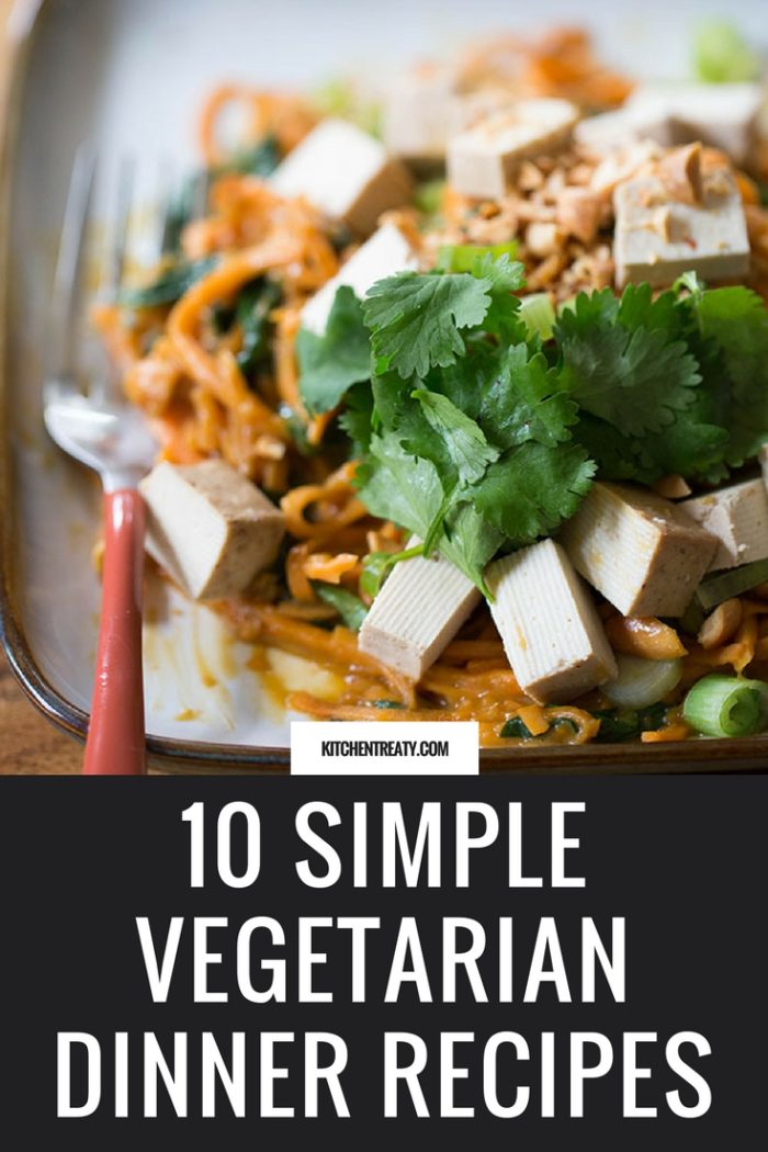 10 Easy Weeknight Vegetarian Dinners