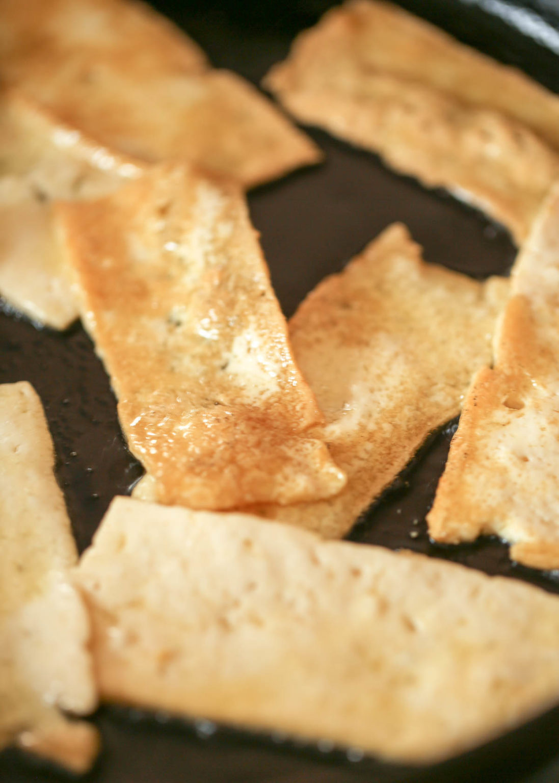 Crispy Vegetarian Tofu Bacon Recipe (10 Minutes!)