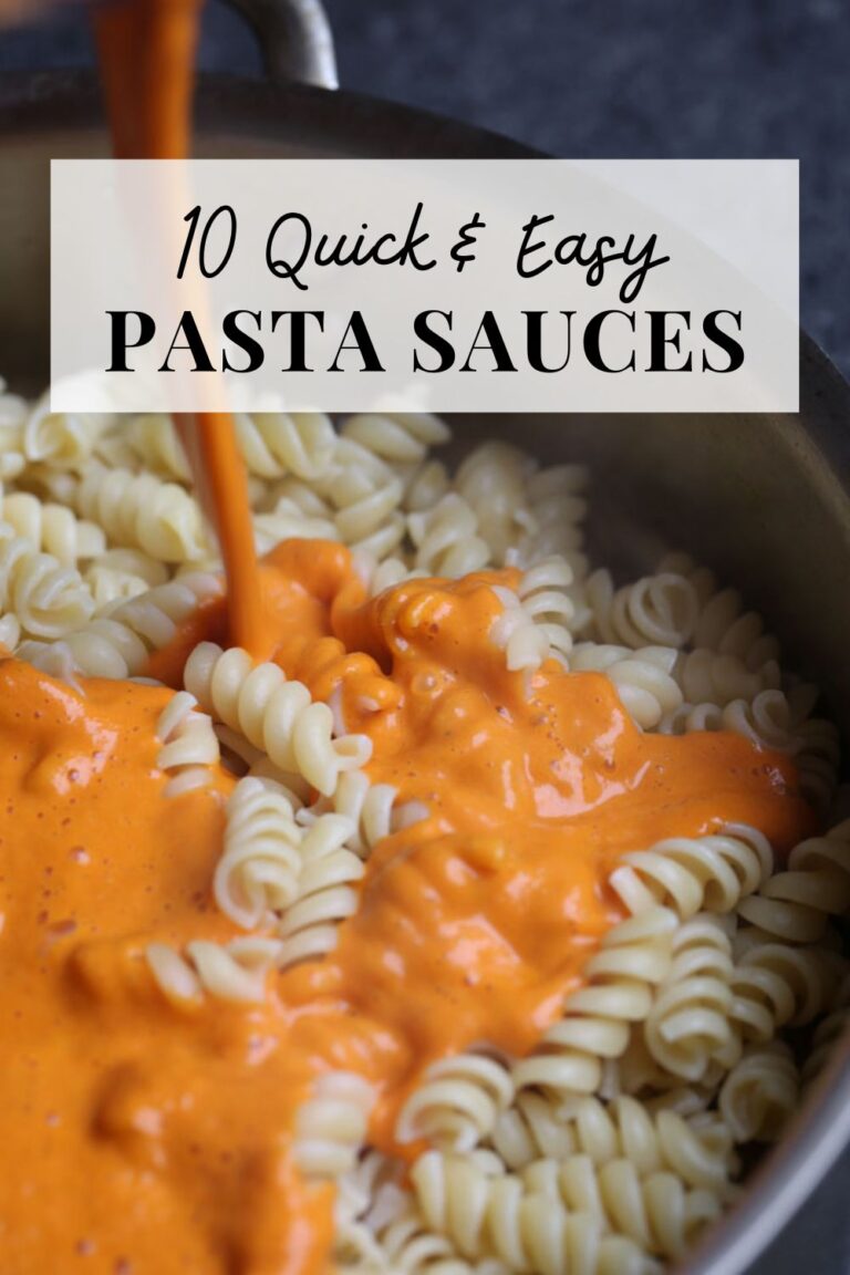 12 Quick & Easy Pasta Sauces
