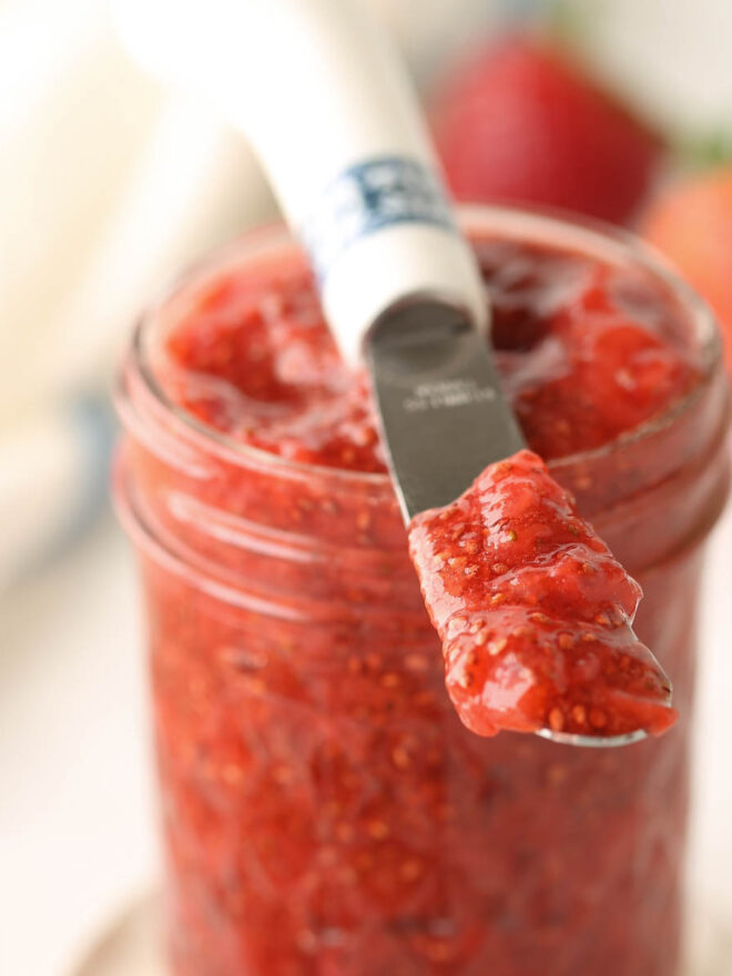 Strawberry Chia Seed Jam Recipe