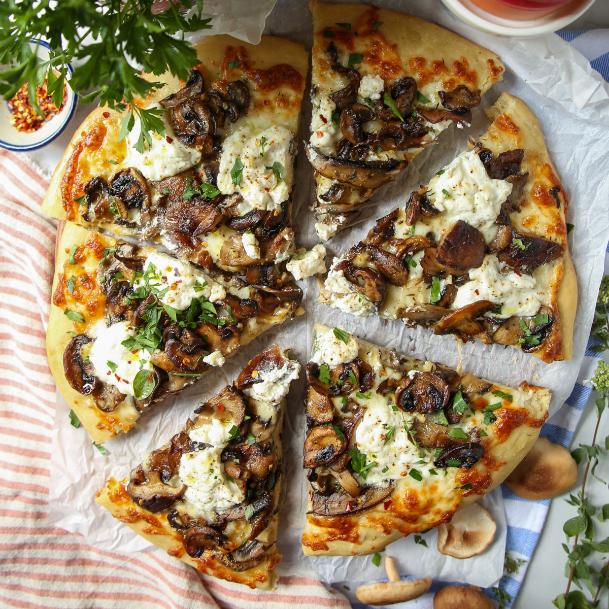 Mushroom Pizza