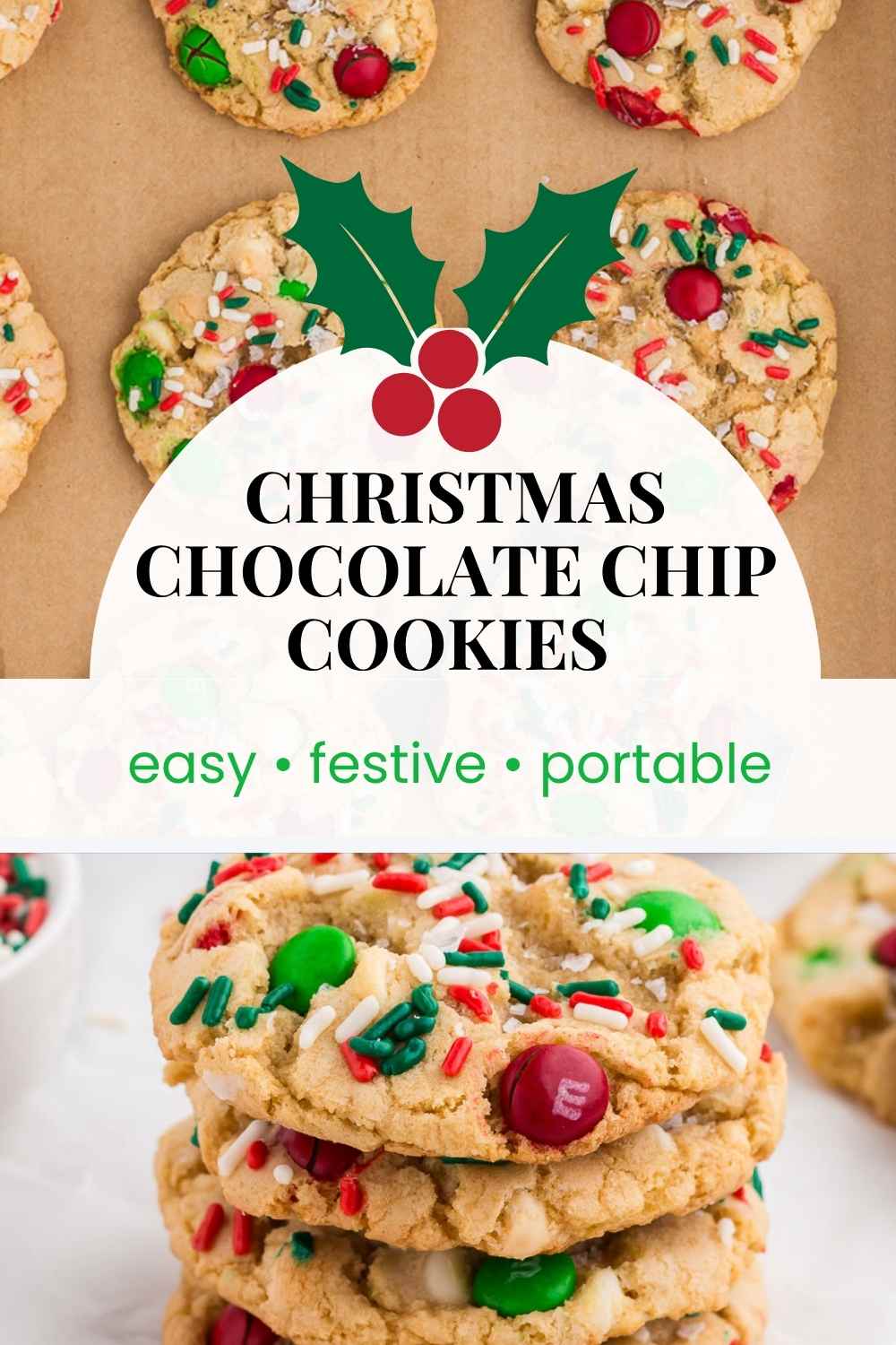 Christmas Chocolate Chip Cookies Recipe
