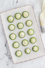 Cucumber Cream Cheese Canapés Recipe