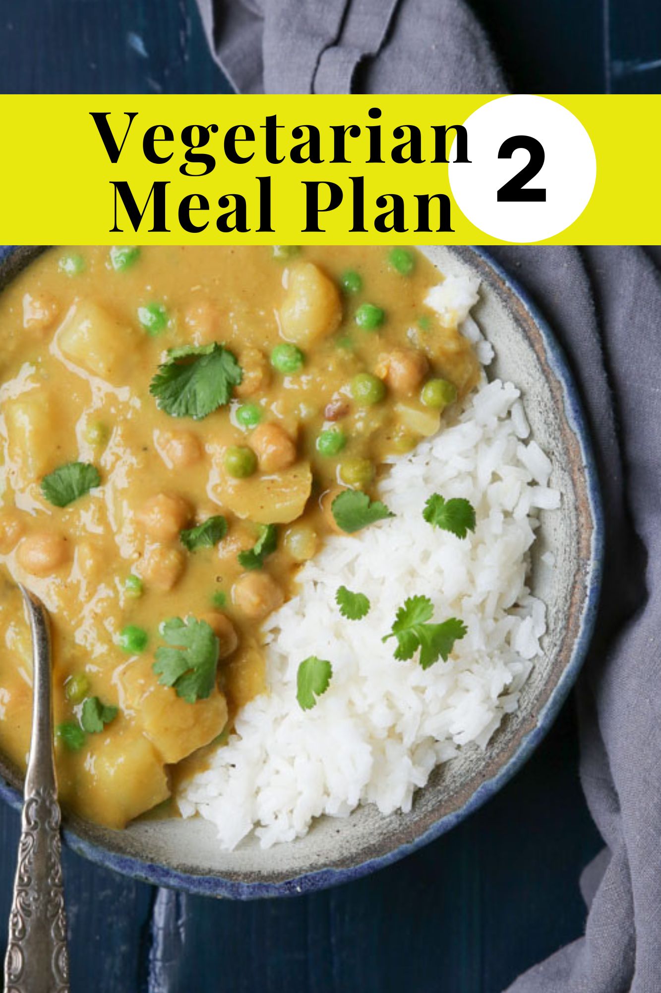 Vegetarian Meal Plan #2 (with Printable Grocery List!)