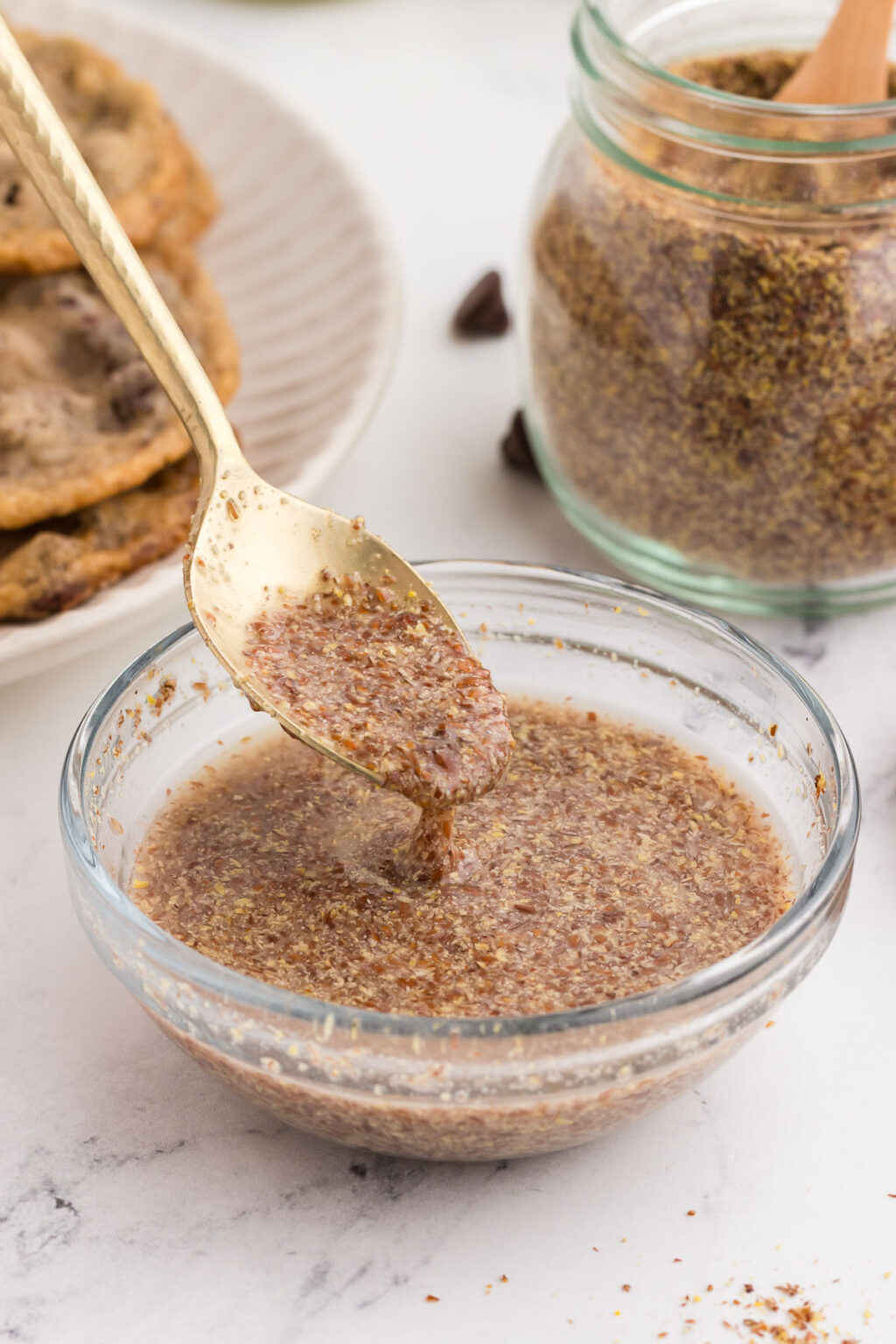 How to Make a Flax Egg Substitute for Baking