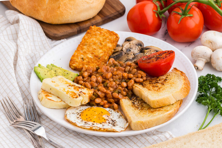 Vegetarian Full English Breakfast Recipe