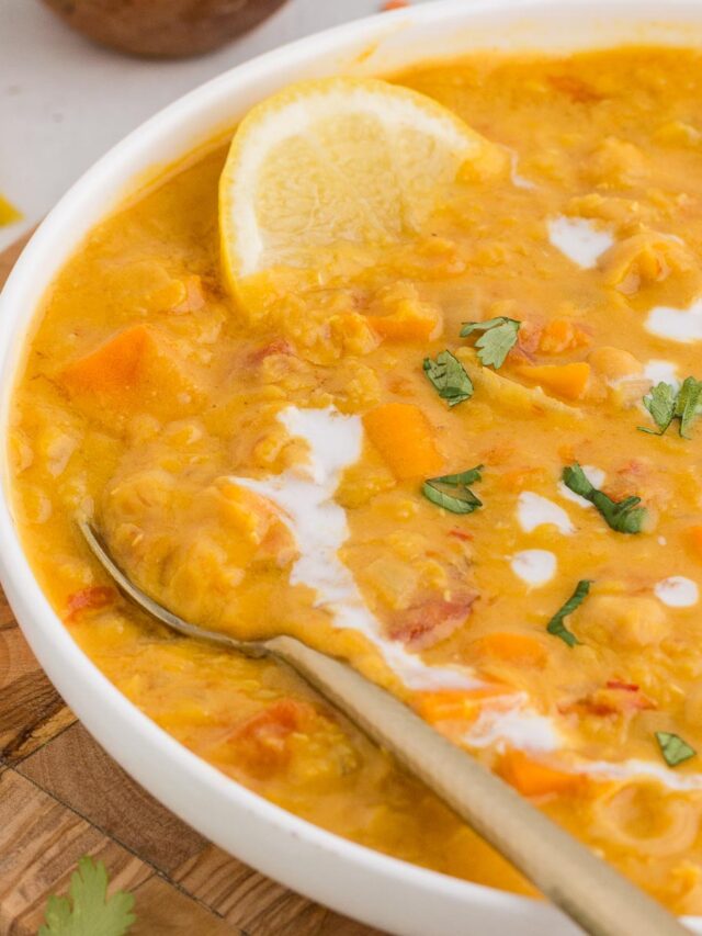 Instant Pot Coconut Red Lentil Soup