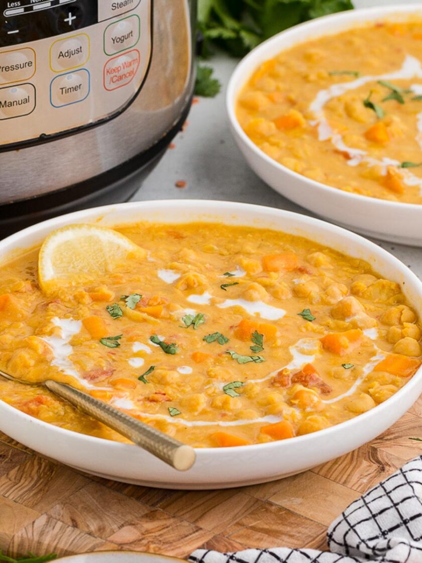 Instant Pot Coconut Red Lentil Soup