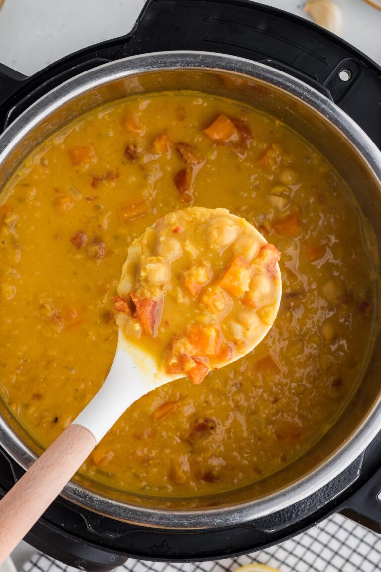 Instant Pot Coconut Red Lentil Soup