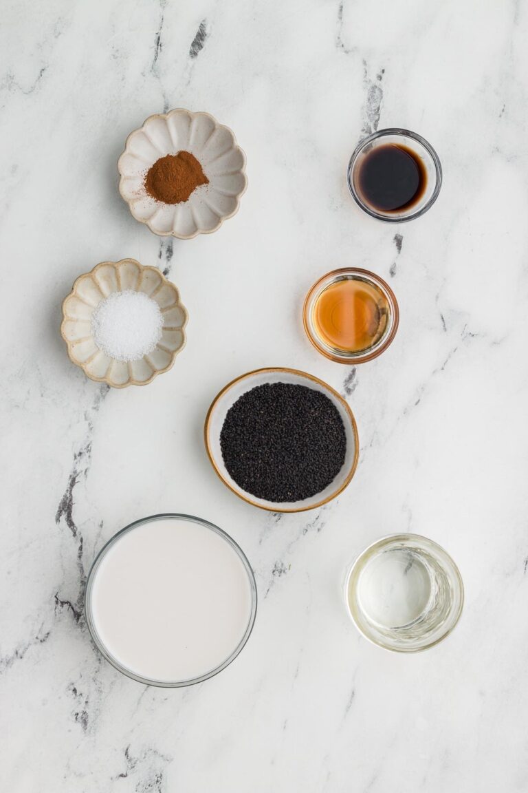 Basil Seed Pudding Recipe