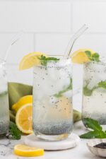 Lemon Basil Seed Drink - Kitchen Treaty Recipes