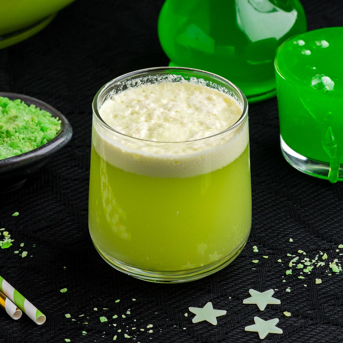 Alien Slime Punch (Bright Green Halloween Drink for Kids)