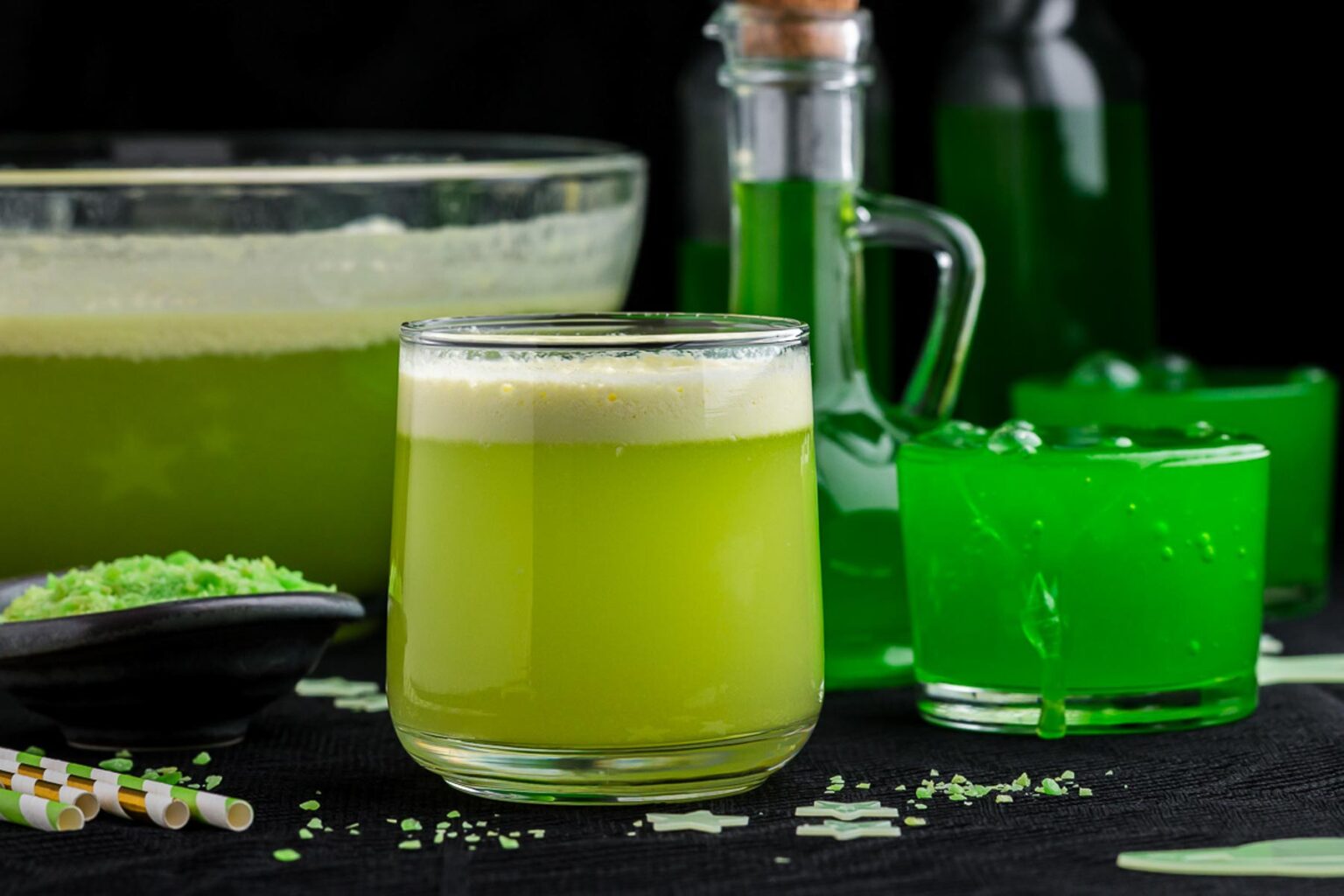 Alien Slime Punch (Bright Green Halloween Drink for Kids)
