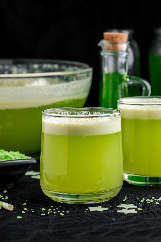Alien Slime Punch (Bright Green Halloween Drink for Kids)